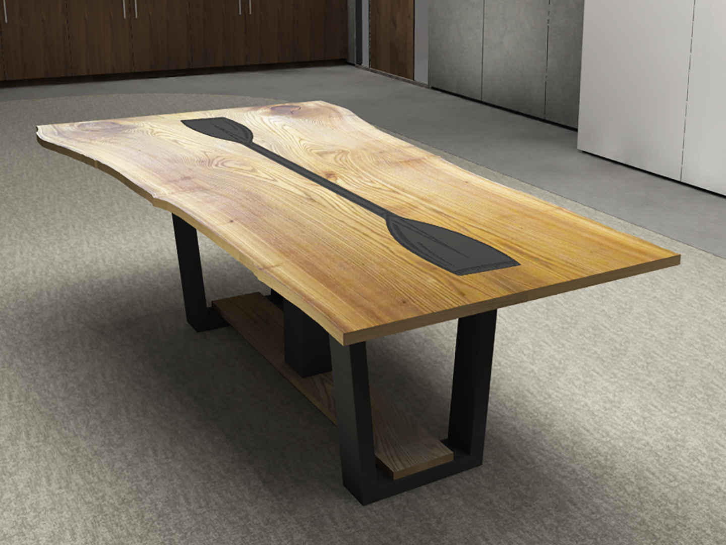 Align Design Live Edge w Logo - Paul Downs Cabinetmakers